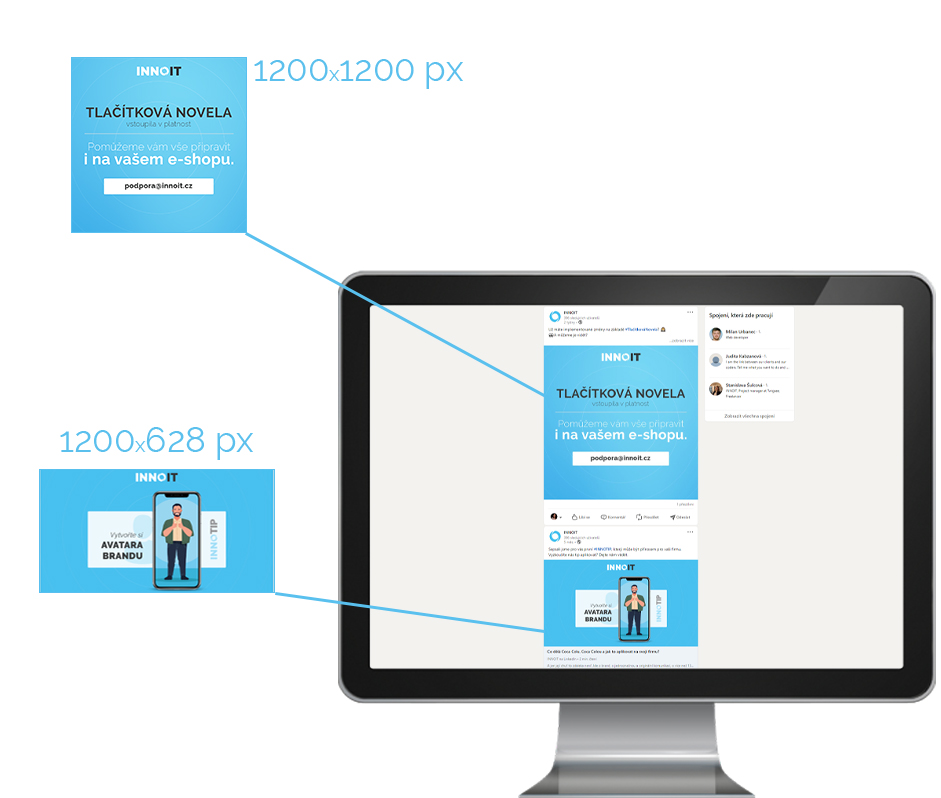 Průvodce rozměry na sociálních sítích - INNOIT